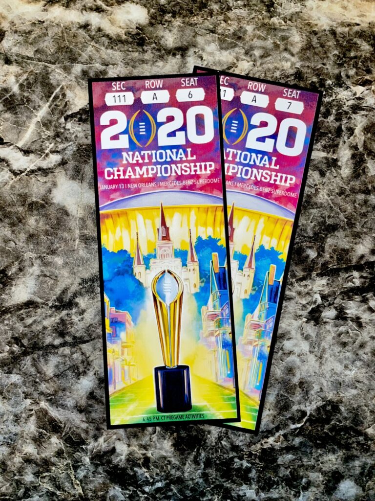 Portfolio – Commemorative Tickets